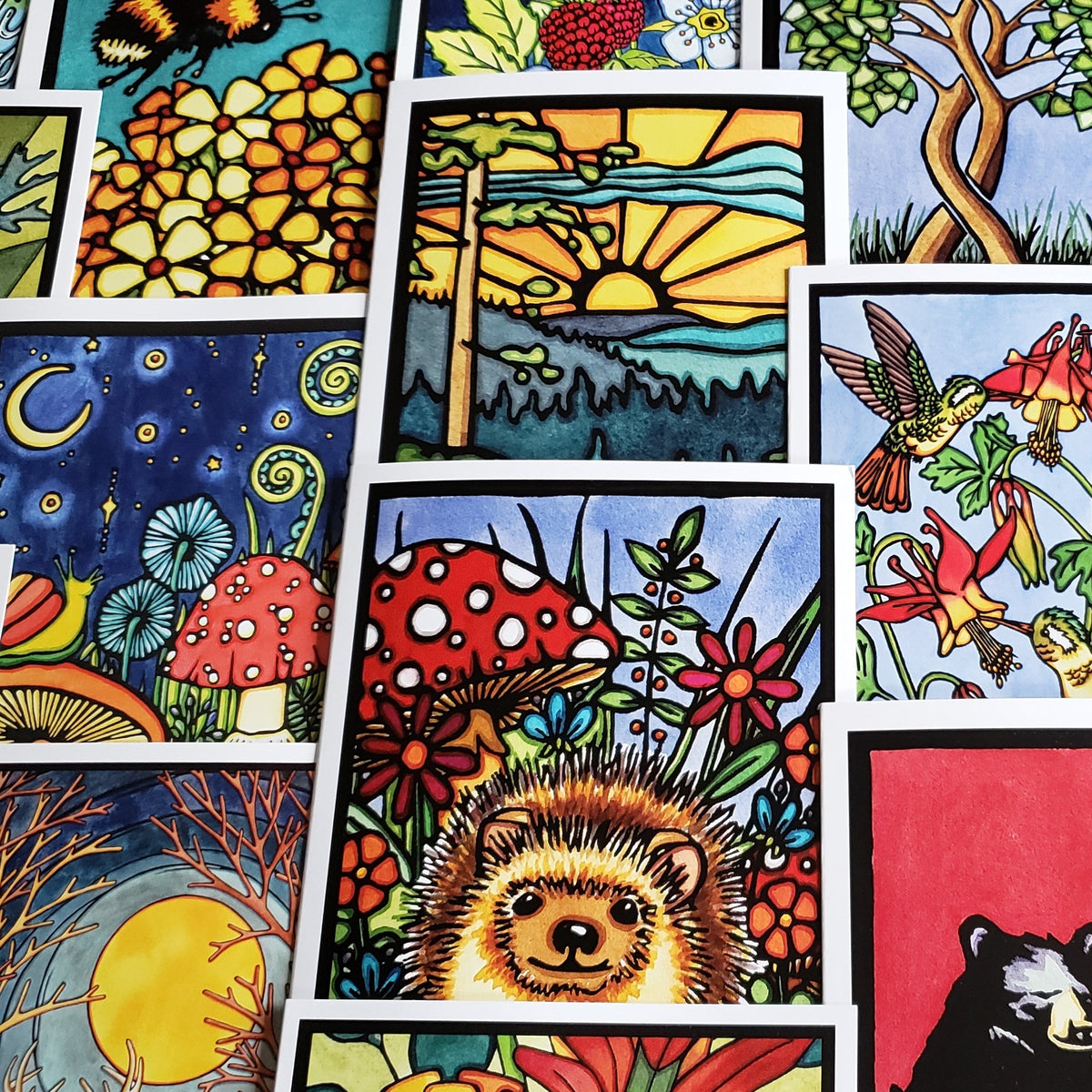 Sarah Angst Art: Bright & Bold, Blank Greeting Cards