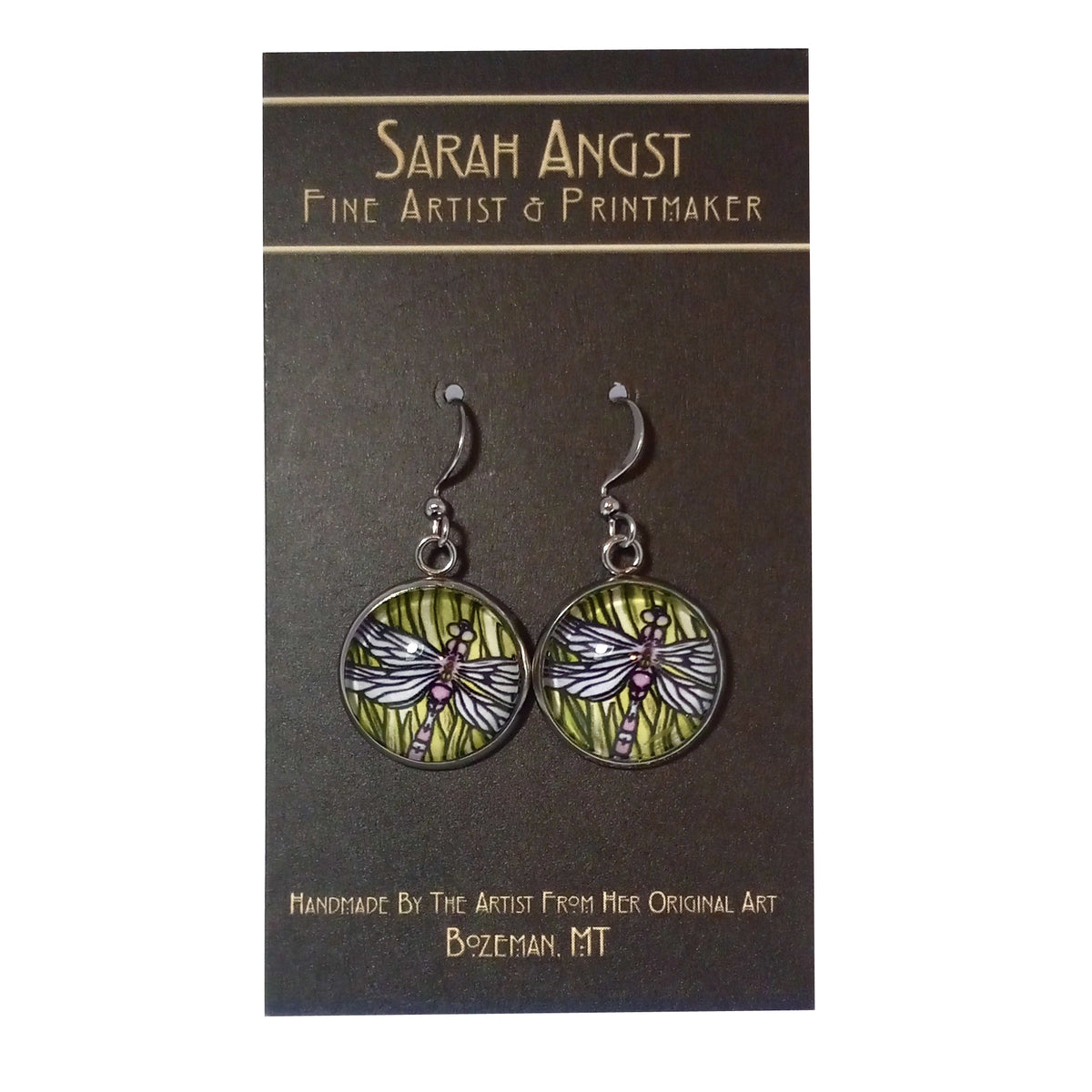 SA Earrings - Dragonfly – Sarah Angst Art