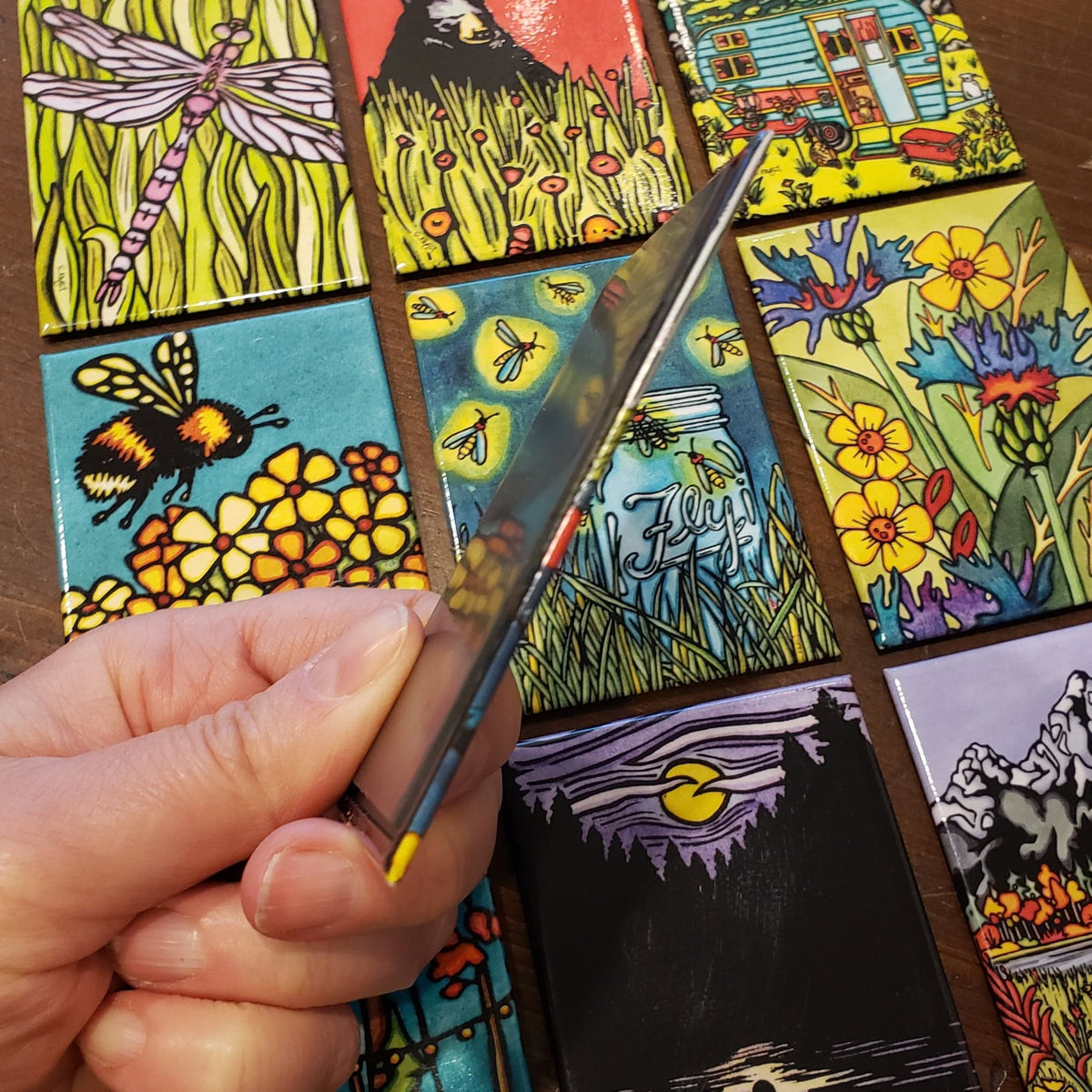 Big Catch Fish Magnet – Sarah Angst Art