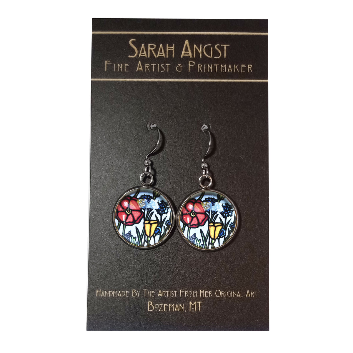 SA Earrings - Wildflowers – Sarah Angst Art