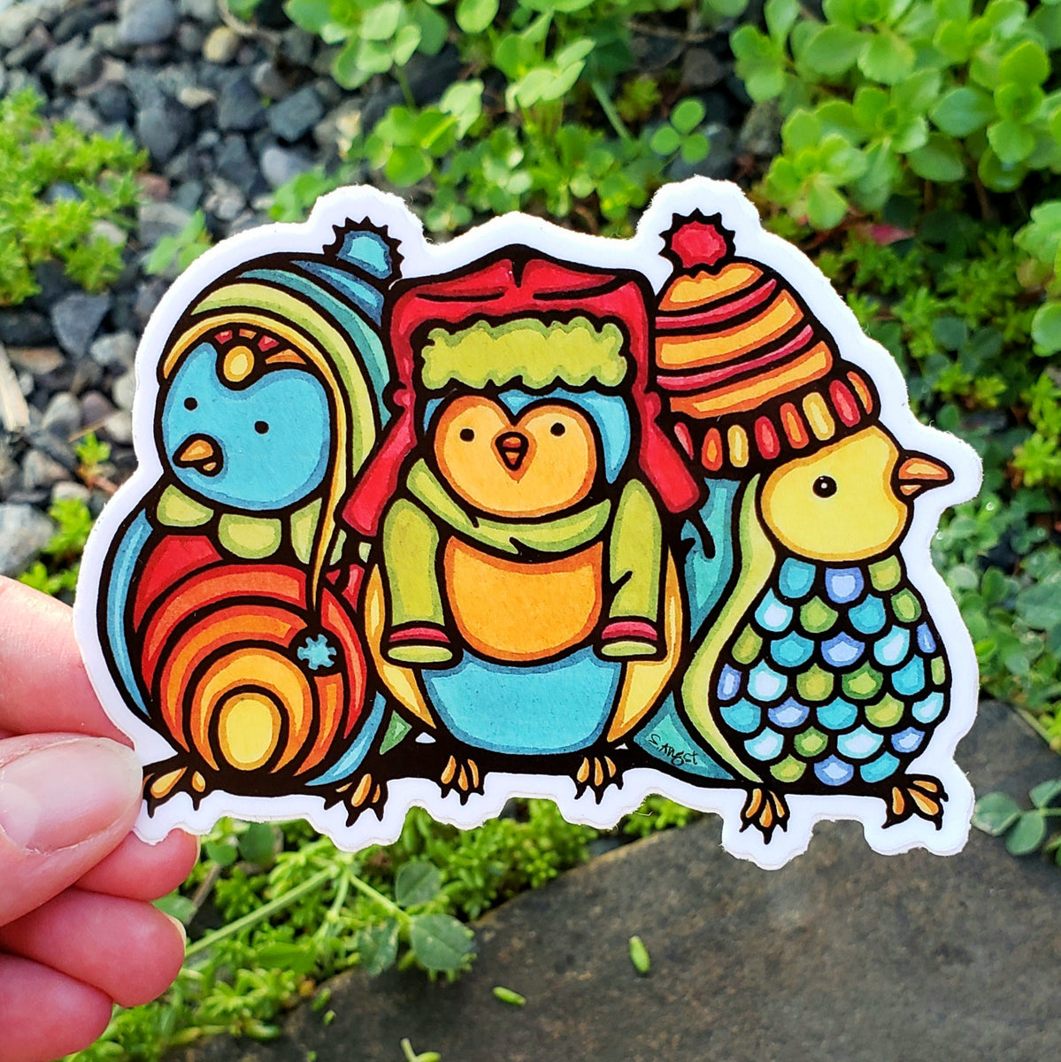 Sarah Angst Art Stickers